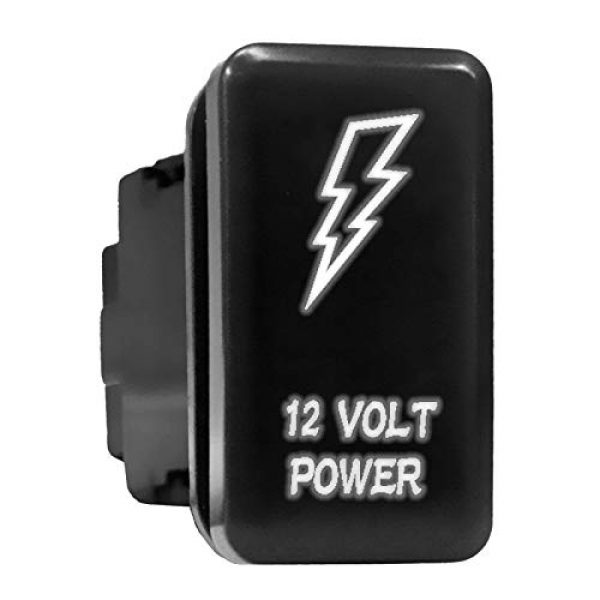 12 VOLT POWER Symbol Backlit Switch Older Model Push Button compatible ...