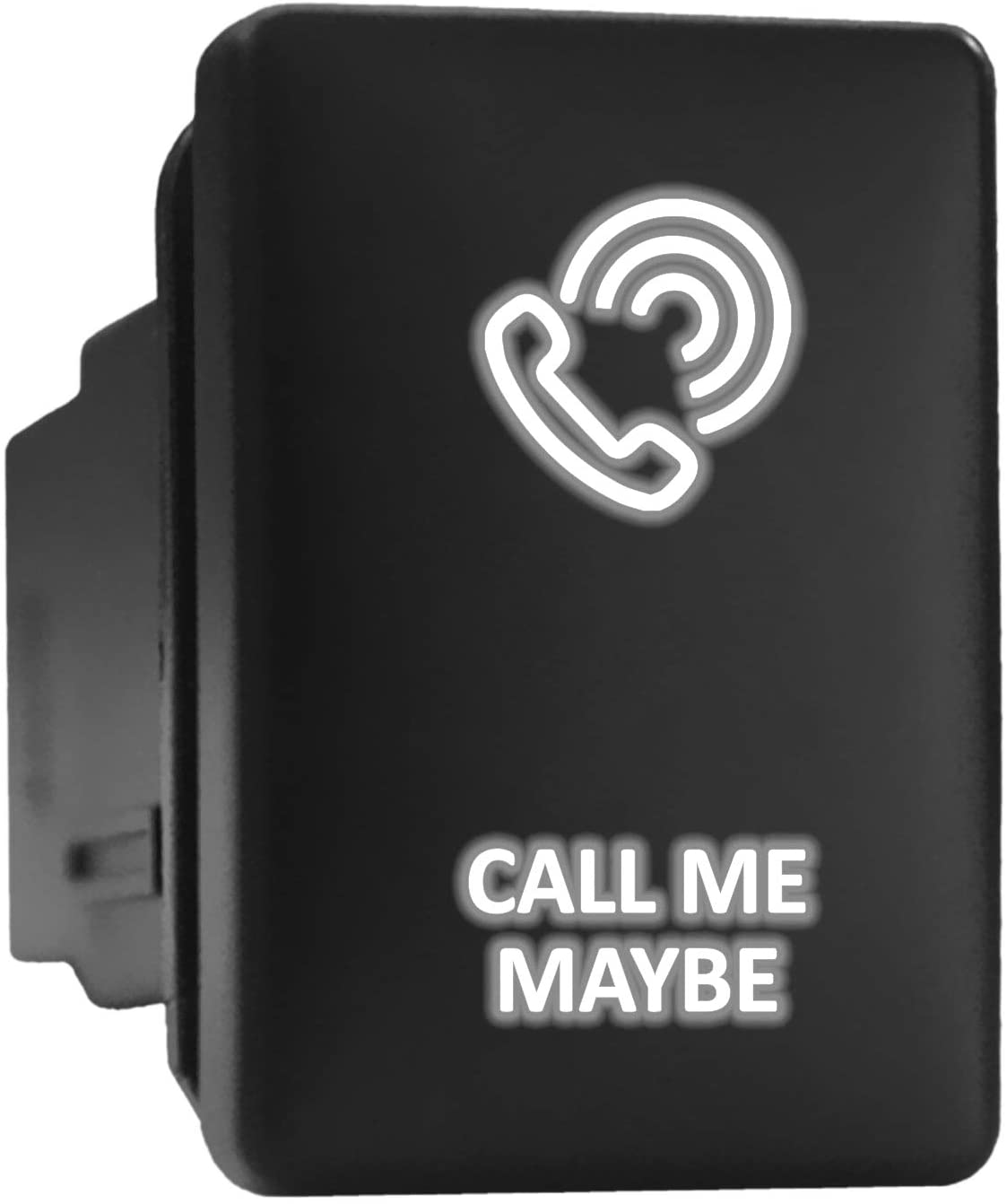 CALL ME MAYBE Symbol Push Button with Wiring Kit ON-OFF Switch fit for ...