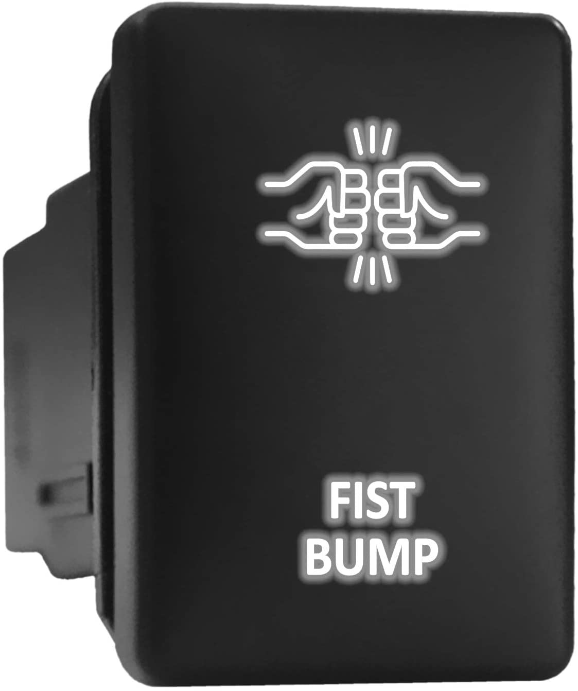 FIST BUMP Symbol Push Button with Wiring Kit ON-OFF Switch fit for ...