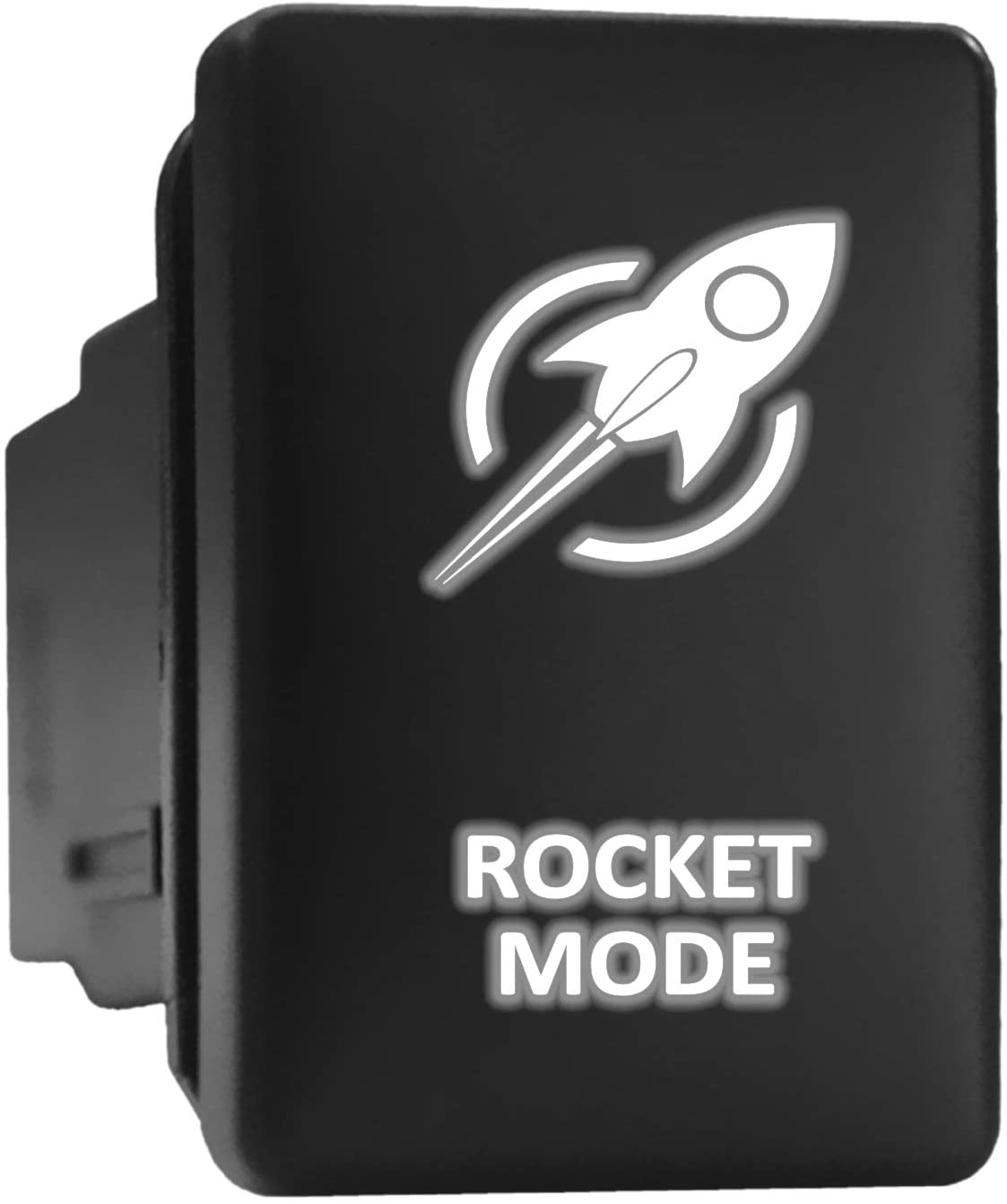 ROCKET MODE Symbol Push Button with Wiring Kit ON-OFF Switch fit for ...