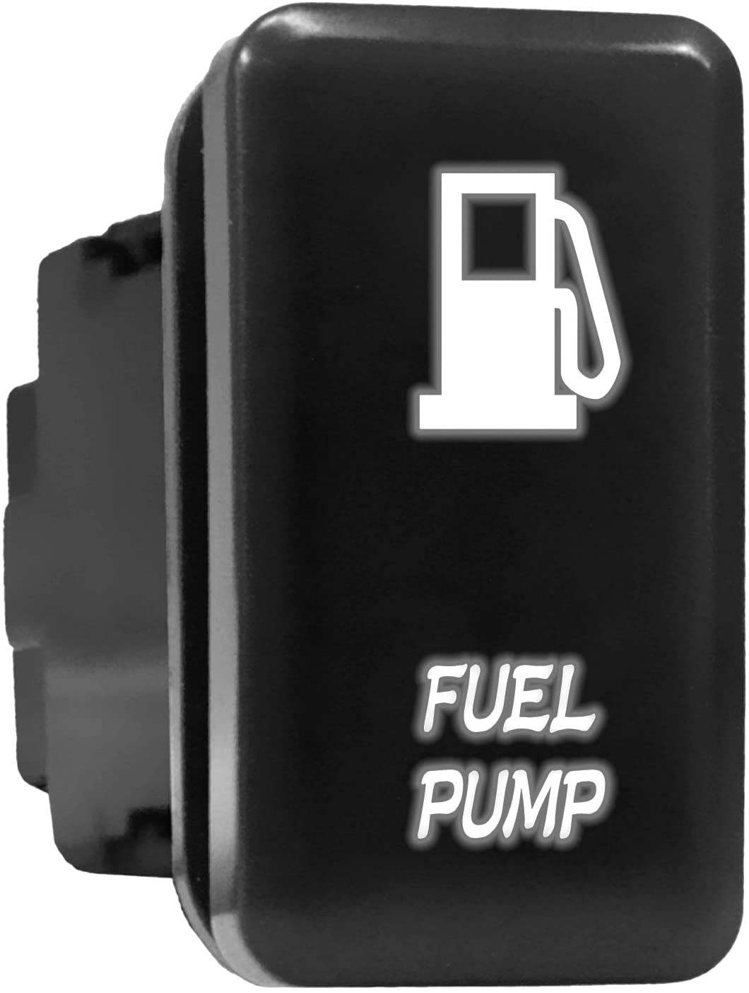 FUEL PUMP Symbol Push Button with Wiring Kit ON-OFF Switch fit for ...