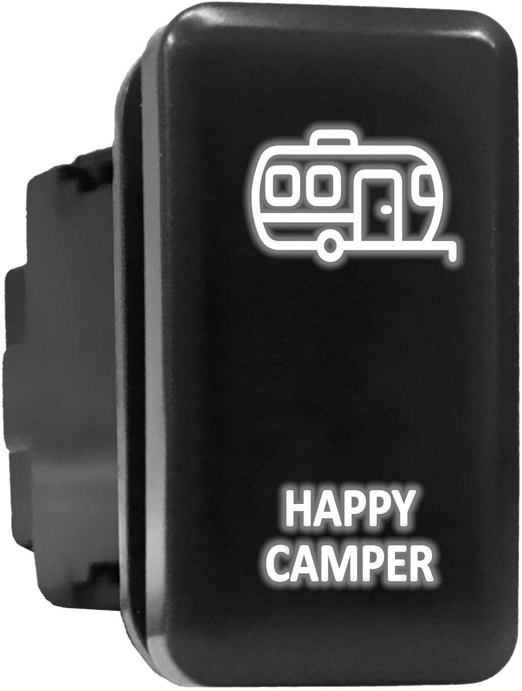 HAPPY CAMPER Symbol Push Button with Wiring Kit ON-OFF Switch fit for ...