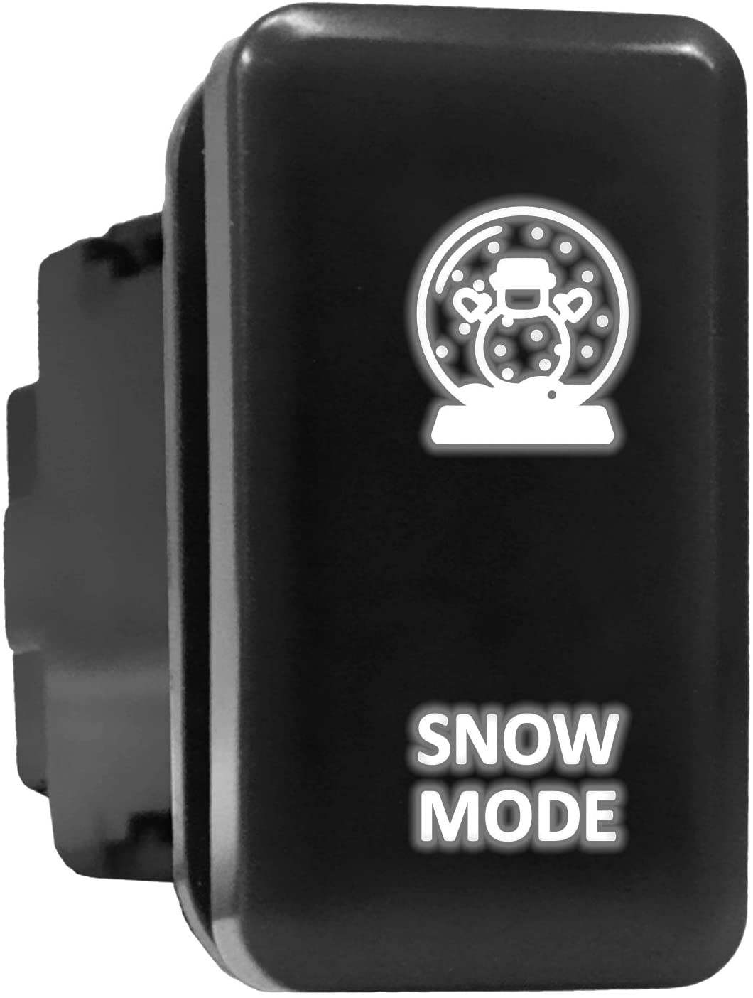 SNOW MODE Symbol Push Button with Wiring Kit ON-OFF Switch fit for ...